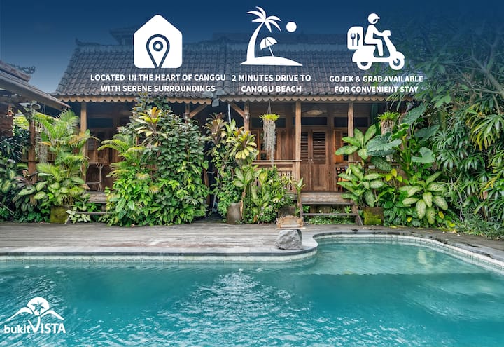 Wooden Pool Cabin Near Canggu’s Best Beaches - Canggu