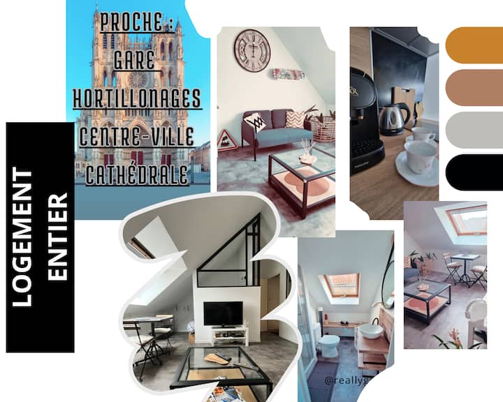 Charmant Appart Moderne Proche Centre 2e Etage - Amiens