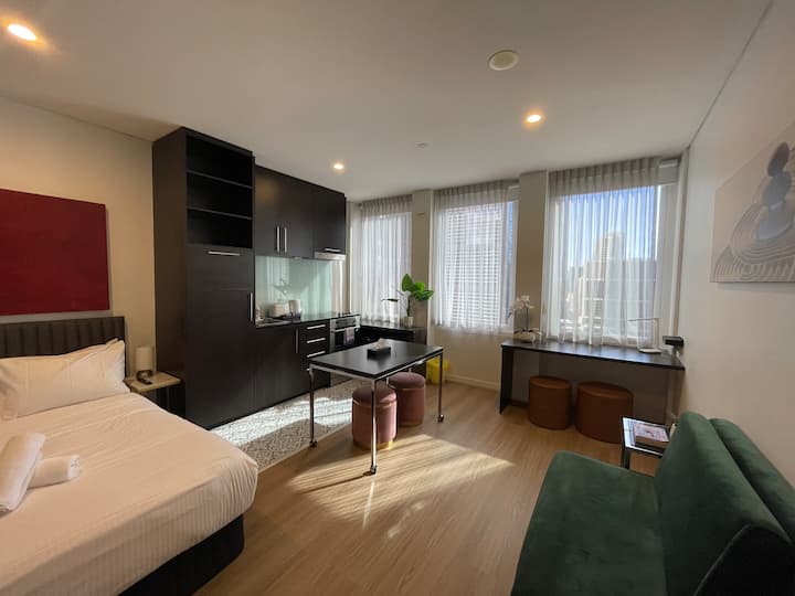 Gorgeous Modern 18th Flr Studio Apt In Melb Cbd - Melbourne