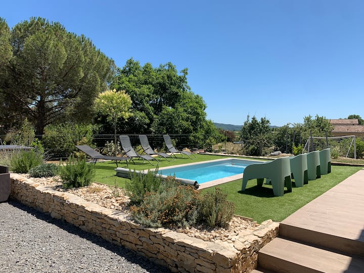 Les Midices - Villa Neuve 4* Avec Piscine - Villeneuve-de-Berg