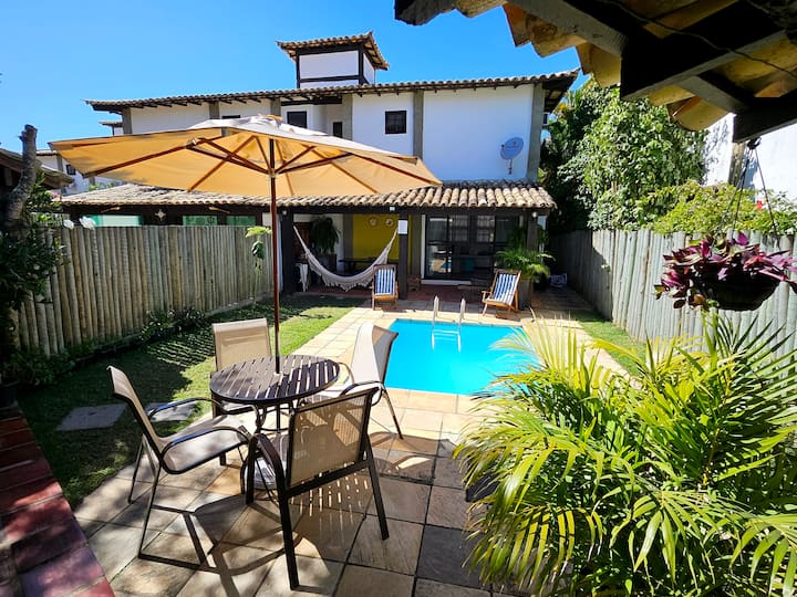 Casa Aconchegante C/ Piscina, 150m Da Praia - Armação dos Búzios