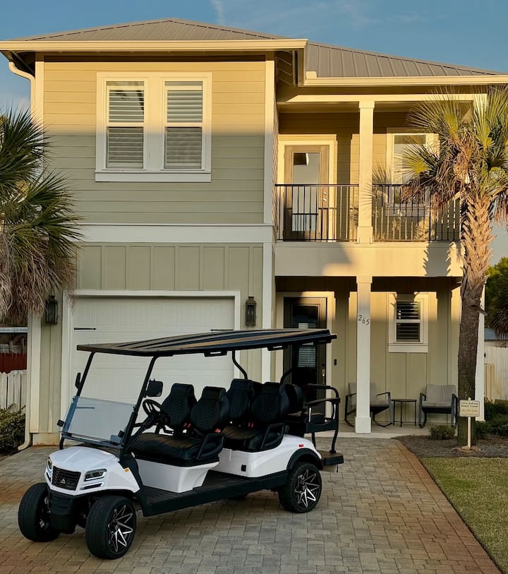 Spacious, 4br Beach Home W/golf Cart & Pool Access - Miramar Beach, FL