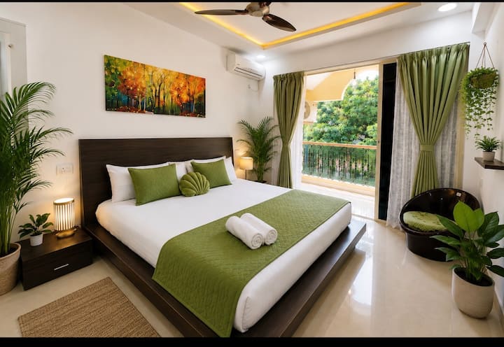Cozy Condo Calangute Beach Goa Pool N Parking - Goa