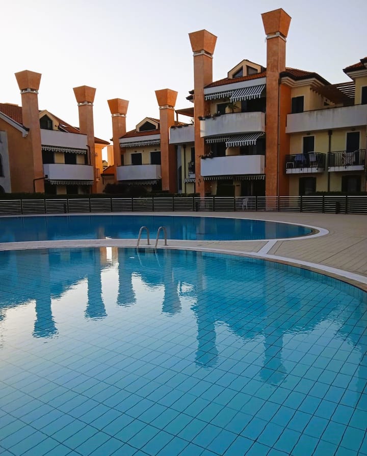 Spacious Family Beach Apartment With Pool - Veneza