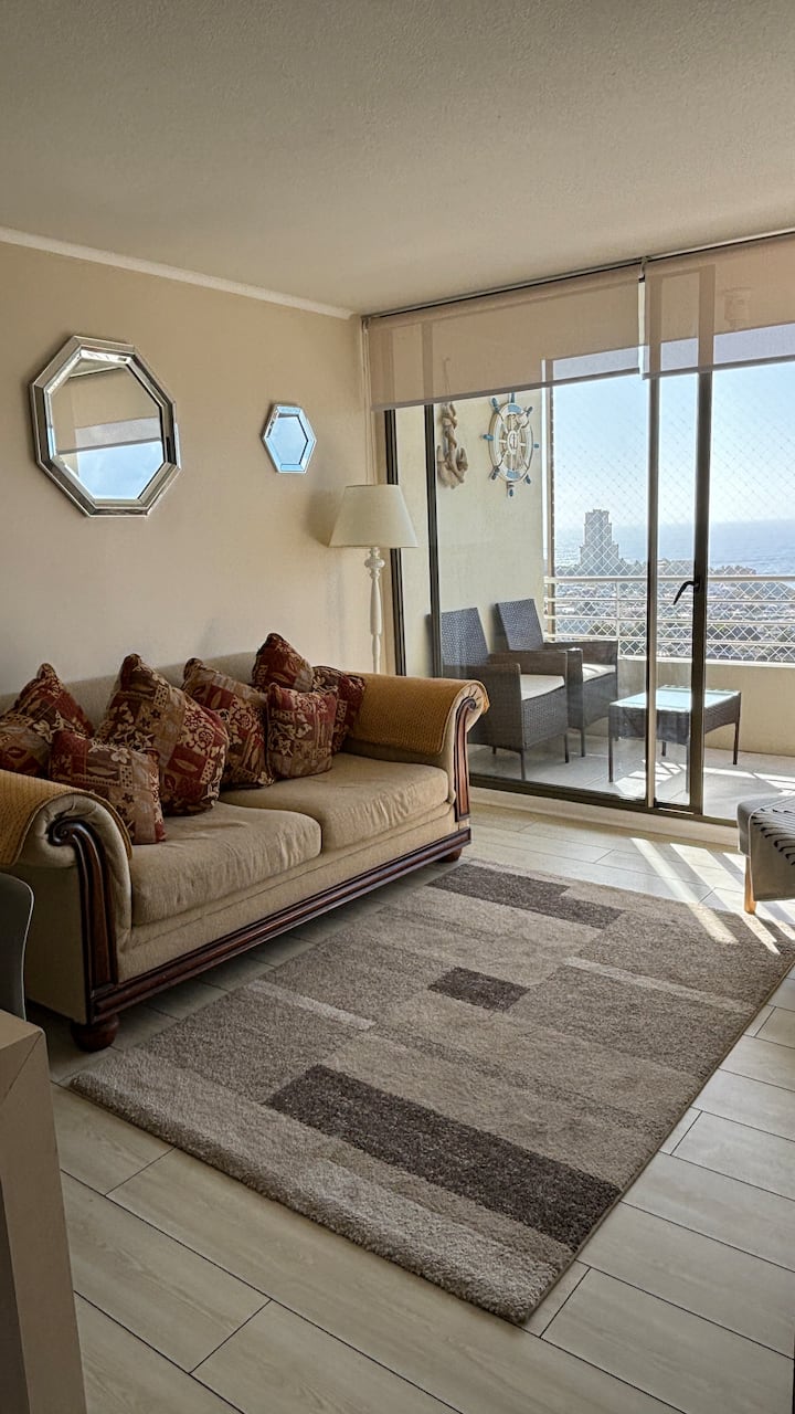 Hermoso Departamento En Condominio Con Piscina - Concón