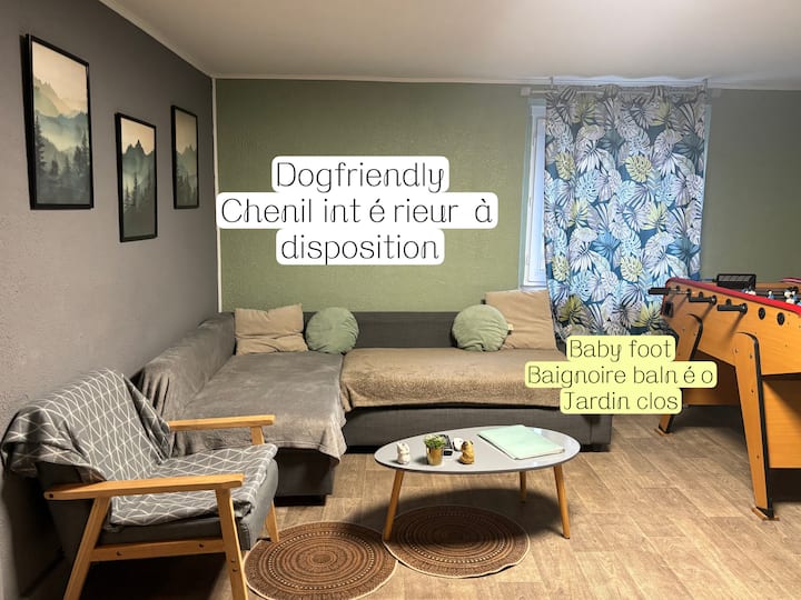 Maison Au Calme,dogfriendly
Jardin Cloturé - Lac du Lachtelweiher