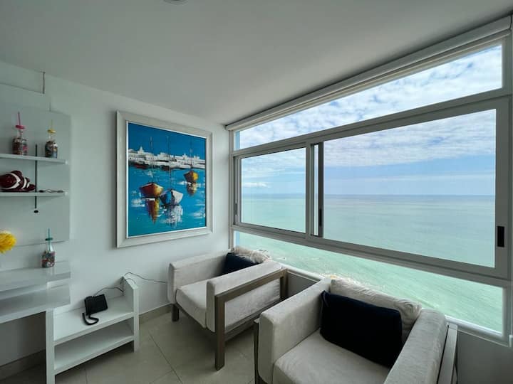 Radiante Departamento  Frente Al Mar Ocean Club - Playas