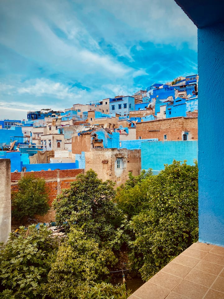 Chambre Privé Grande Lit Double Hostel Znika - Chefchaouen