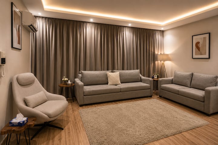 3br Aprt Ab Design With Terrace (Self Check In) - Riyadh