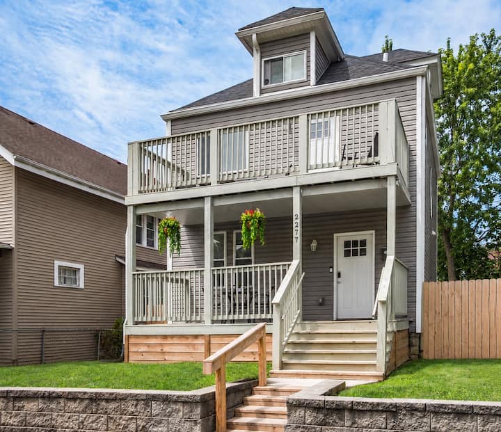 Osu Retreat: 5br Boho Home With Free Parking - Columbus, OH