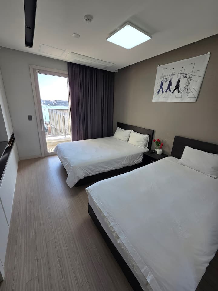 [Zini] Twin Beds Central Market Cozy Private Ott - Sokcho-si