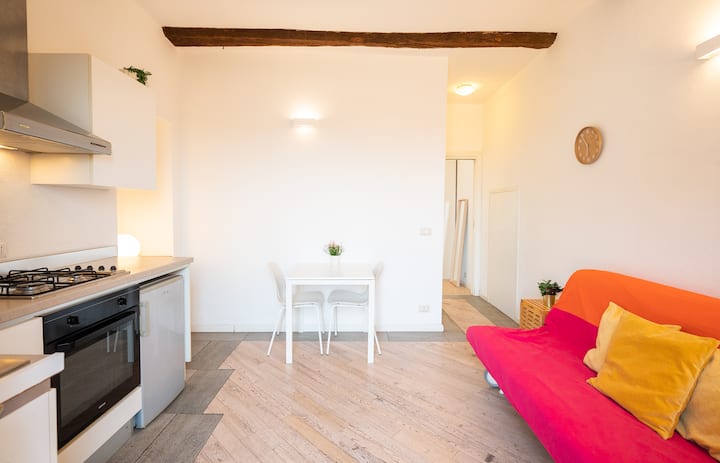 Bright Central 2 Rooms Flat - View Of The Alps - Torino
