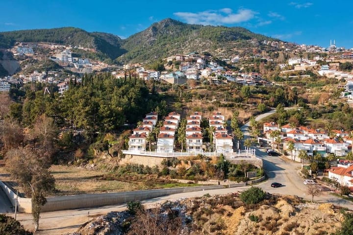 Tepe Resort Villa, 2+1 (1613-12)sea View Pool - Alanya