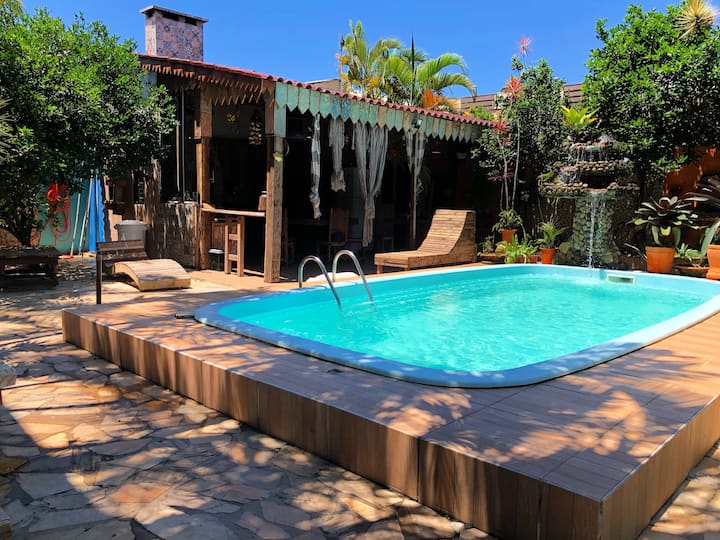 Casa Com Piscina Em Caioba - Matinhos