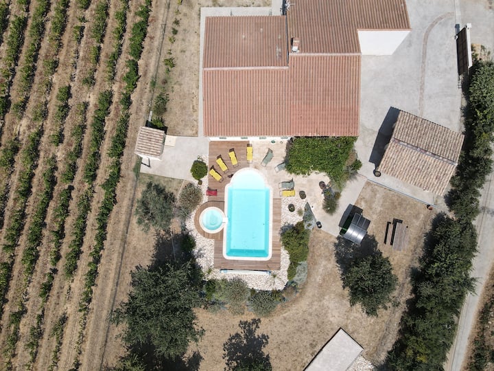 Villa Neuve Au Coeur Des Vignes - Uzès