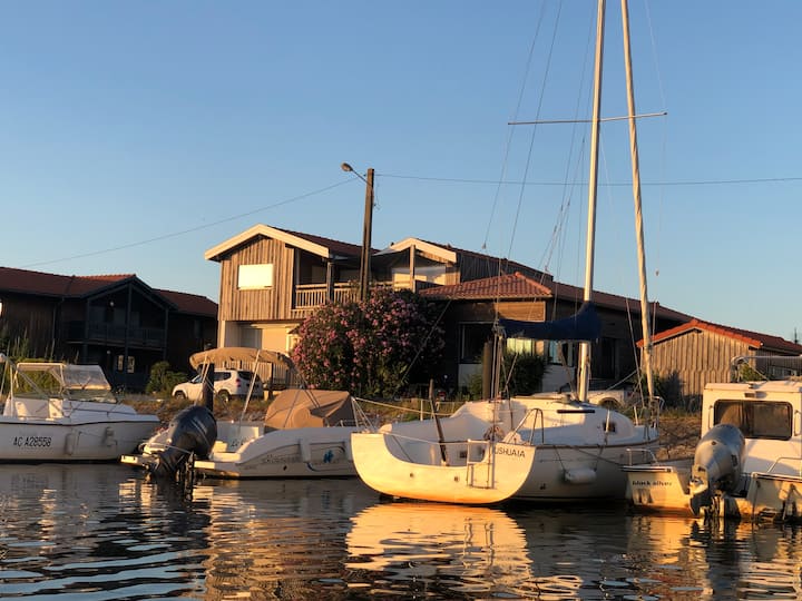 Maison Bassin D'arcachon Vue Mer,port De La Teste - Arcachon