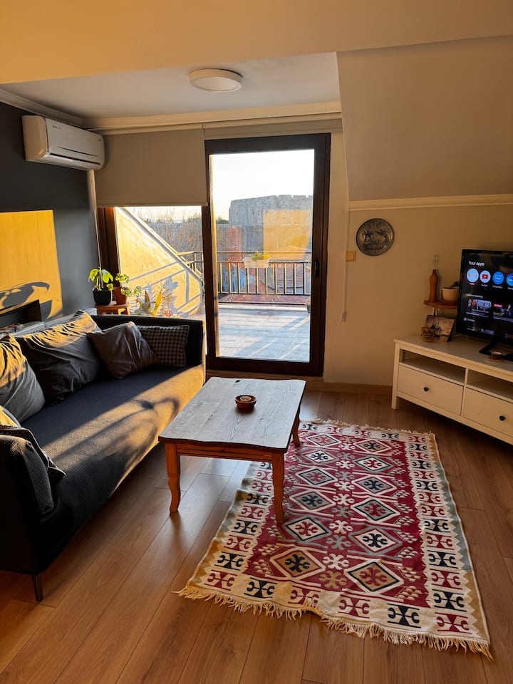 Cozy Dublex In The Center With Sea View & Terrace - Çanakkale