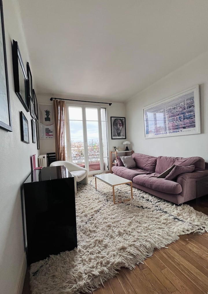 Grand Appartement Ensoleillé, Vue Tour Eiffel. - Gennevilliers