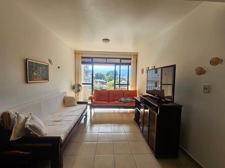 Arejado E Charmoso Apto No Centro Ubatuba Com Wifi - Ubatuba