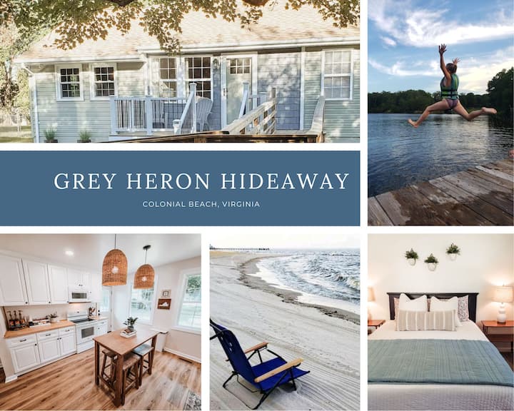 Grey Heron Hideaway•boho Retreat By Water•fire Pit - Westmoreland State Park, Montross