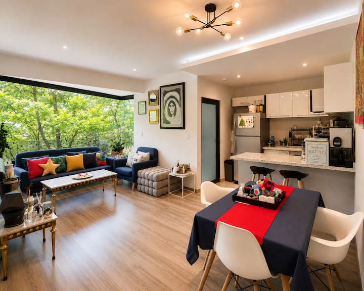 Apartment Near Wtc | Sleeps 3 I 2 Full Bathrooms - Mexico City