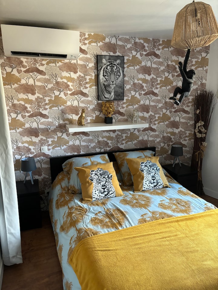 Chambre Savane Dans Authentique Maison De Village - Salon-de-Provence