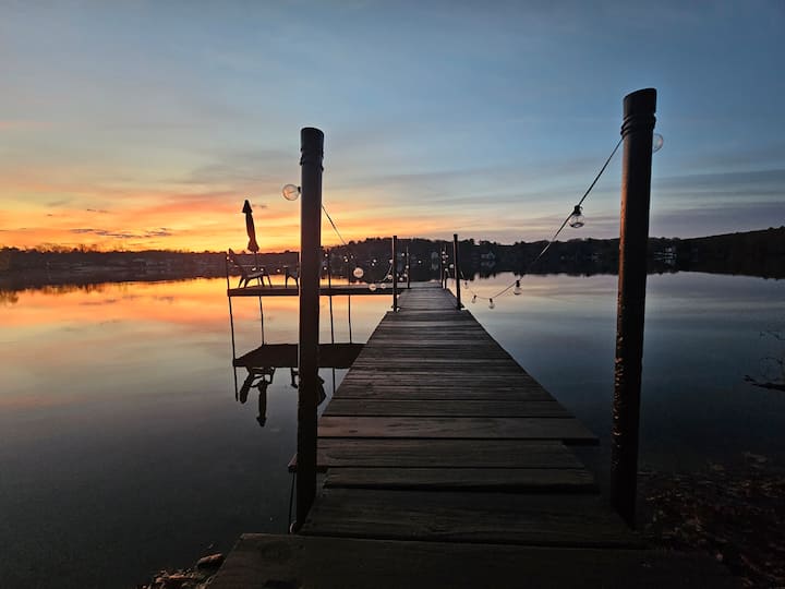 Lake Front With Hot Tub And New Fitness Studio - Lake Hiawatha, Blackstone