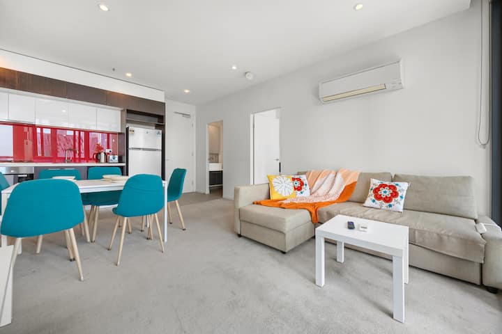 Lv40-bright Cozy 2b2b Heart City With Central View - Melbourne