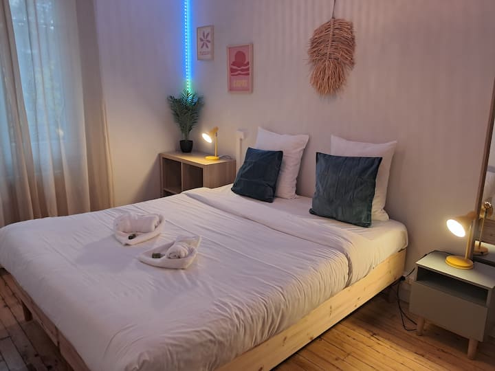 "L'escale" : Cosy T2 Pour 2 Personnes - Lyon