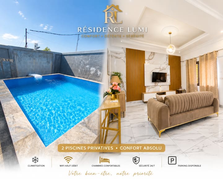Résidence Lumi – Piscine Privée & Confort - République du Congo