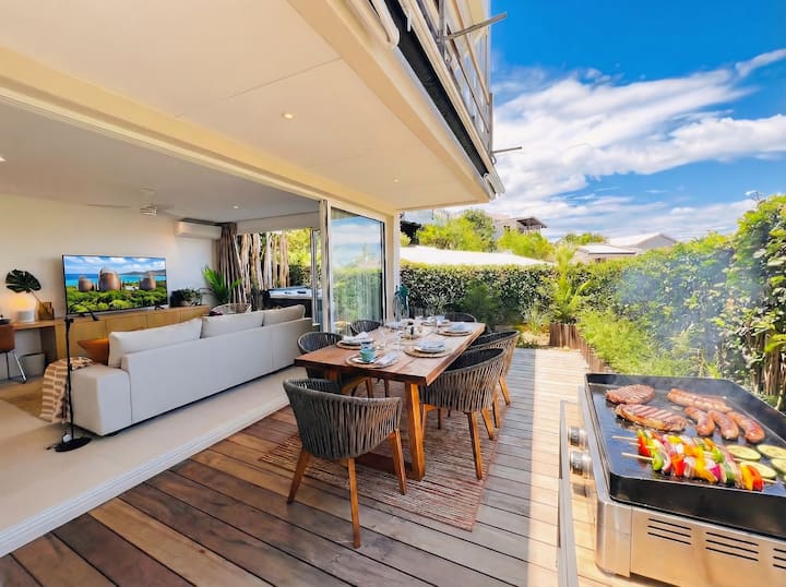 F3 Jacuzzi Jardin Sécurisé • Plage 300m - Nouméa