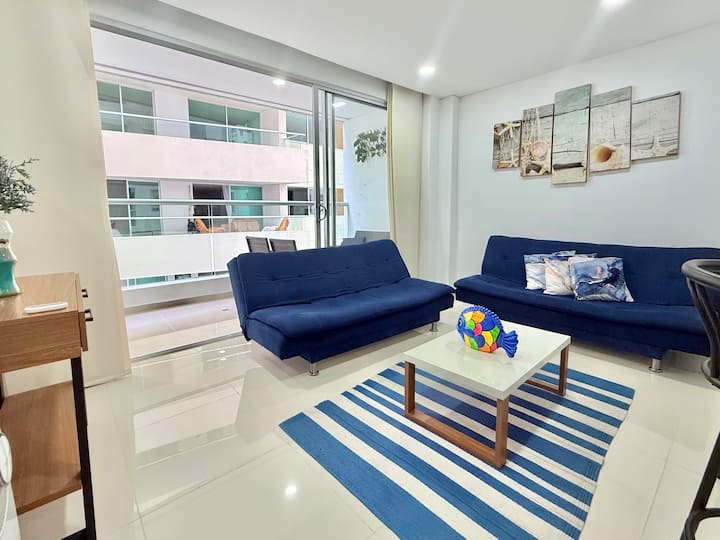 Elegante Apartamento A 5 Minutos De La Playa P11 - Cartagena
