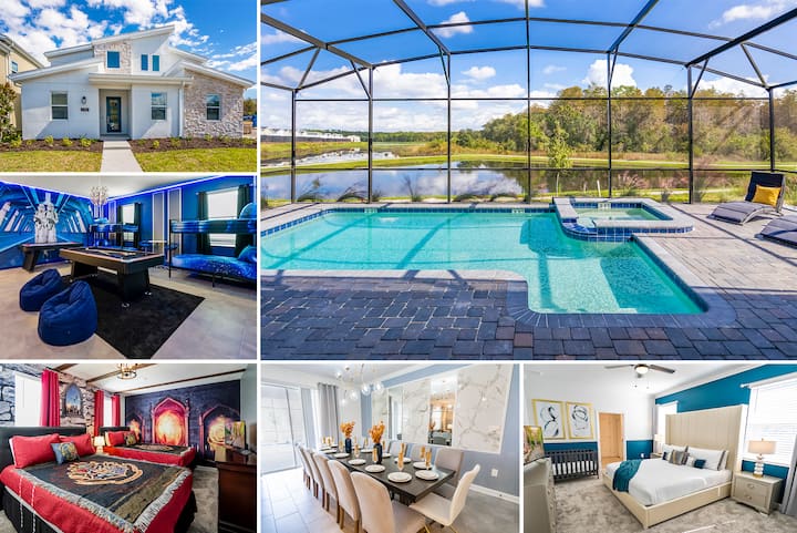 Lake View/spa/game Room/storey Lake 22102 - Kissimmee