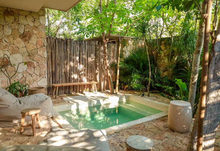 Apartment With Private Garden & Pool |•Teva 1a - Tulum