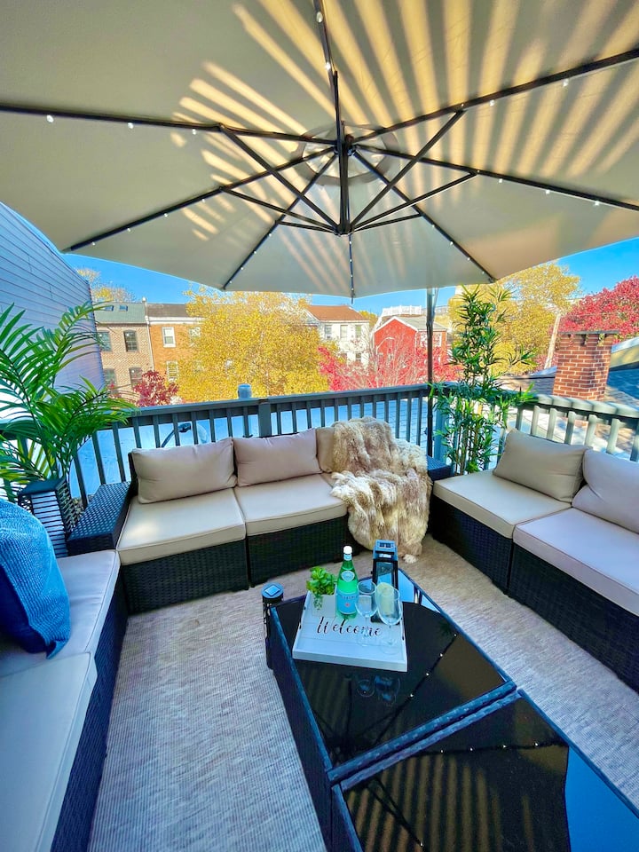 Luxury Home By Waterfront With Relaxing Roof Deck - Baltimore, MD