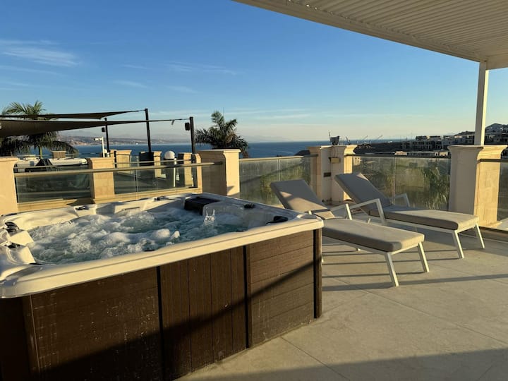 Villa Renso - 5 Bedrooms Heated Pool With Sea View - Eilat