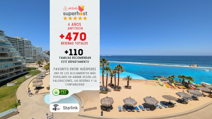 Chile, Algarrobo, 3b/2t/wifi/kayak - Chile