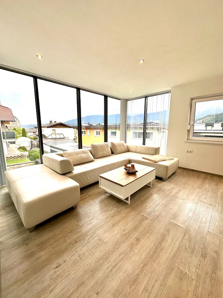 Moderne Alpenwohnung Nahe Innsbruck & Seefeld - Sellrain