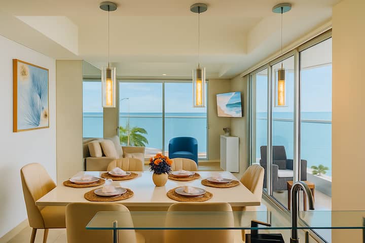 Frente Al Mar, Lujo Confort Y 2 Balcones Privados - Cartagena