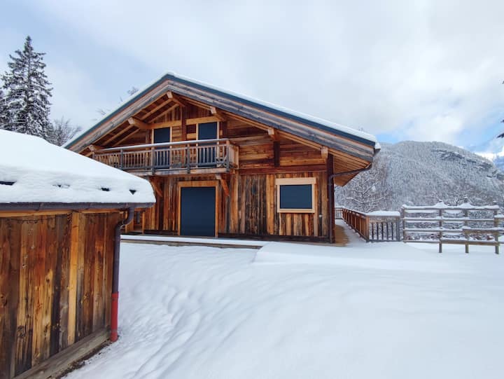 Havre Alpin Dans Chalet Proche Pistes Vue Féerique - Saint-Gervais-les-Bains