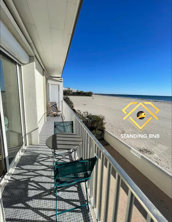 "Dorade"f3 Lumineux Face Mer Et Plage+park Privé - Pérols