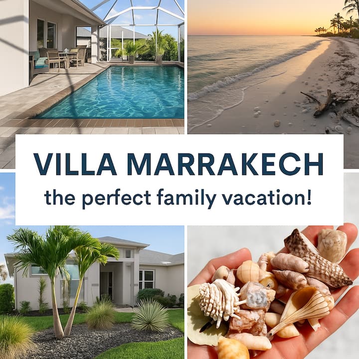 Spacious 5bed Retreat Quiet Near Beach Heated Pool - Cape Coral, FL