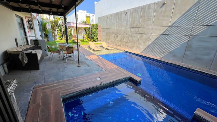 Casa Familiar En Residencial Cuautla-pet Friendly - Cocoyoc, Morelos