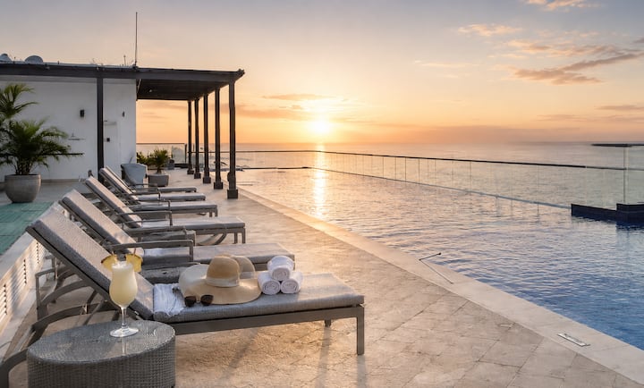 Cartagena Chic Apartment - Ocean View 2 Bedrooms - Caribbean