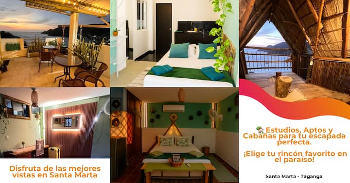 Apto  With Private Bathroom And Kitchen  300 Wifi - Taganga