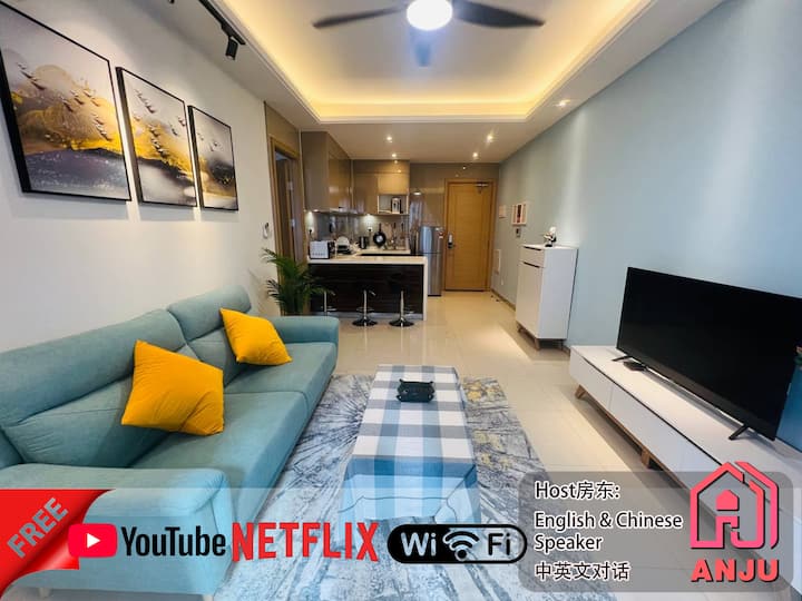 Spacious 1br Unit At R&f Princess By Anju - Woodlands