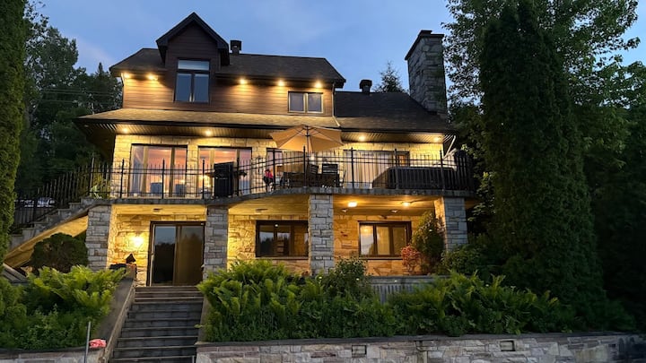 Le Majestueux, Lac, Spa, Clim, Bbq & Ski. - Laurentides