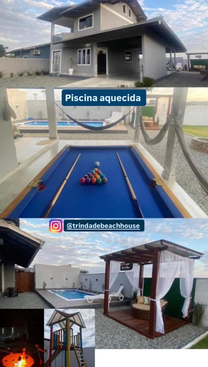 Piscina Aquecida Sobrado Sinuca Ping Pong E Volei - Barra Velha