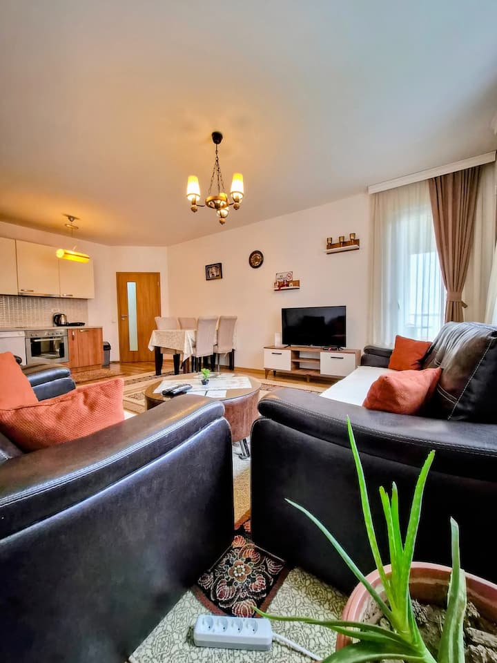 Vintage Apartment 1br & Private Parking Spot - Kosovo