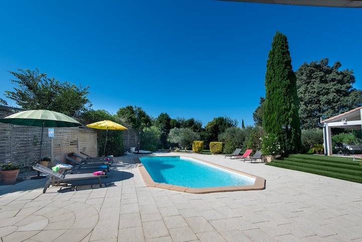 Villa L'estel In The Countryside With Private Pool 10 Minutes From Arles - Beaucaire